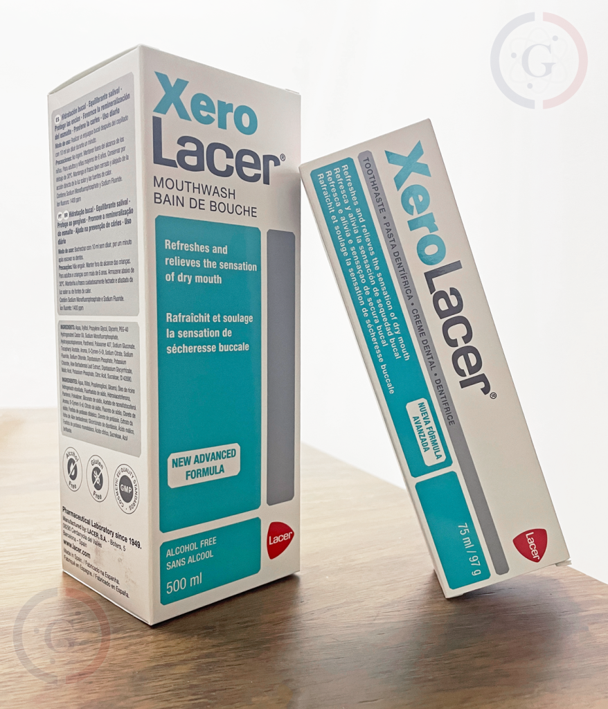 XeroLacer Paquete de Enjuague bucal y pasta dental - Gamma Diagnosticos